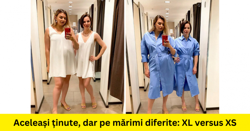 ☝️Aceleași ținute, dar pe mărimi diferite: 10 poze care emană ...